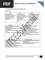 Senarai Formula Ekonomi Penggal 3 STPM | PDF