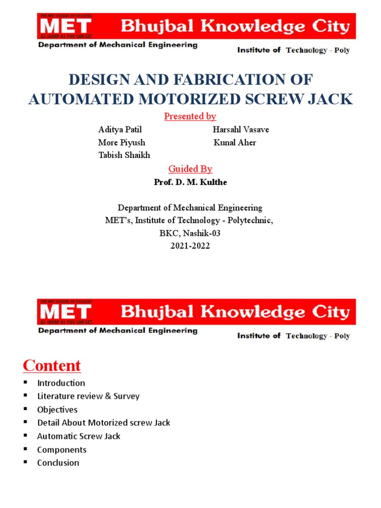 Project PPT Final - Cerf | PDF | Engines | Machines