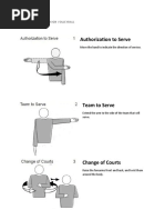 Hand Signals in Volleyball | PDF | Finger | Hand