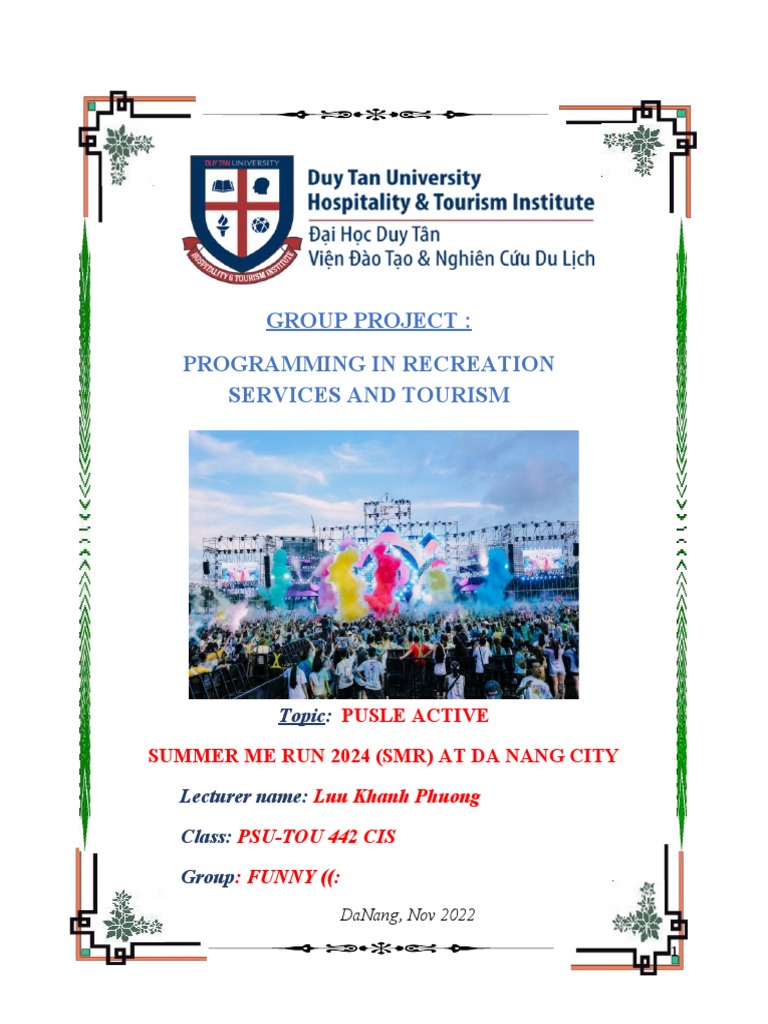 Group Projects Psu Tou 442 | PDF | Ho Chi Minh City