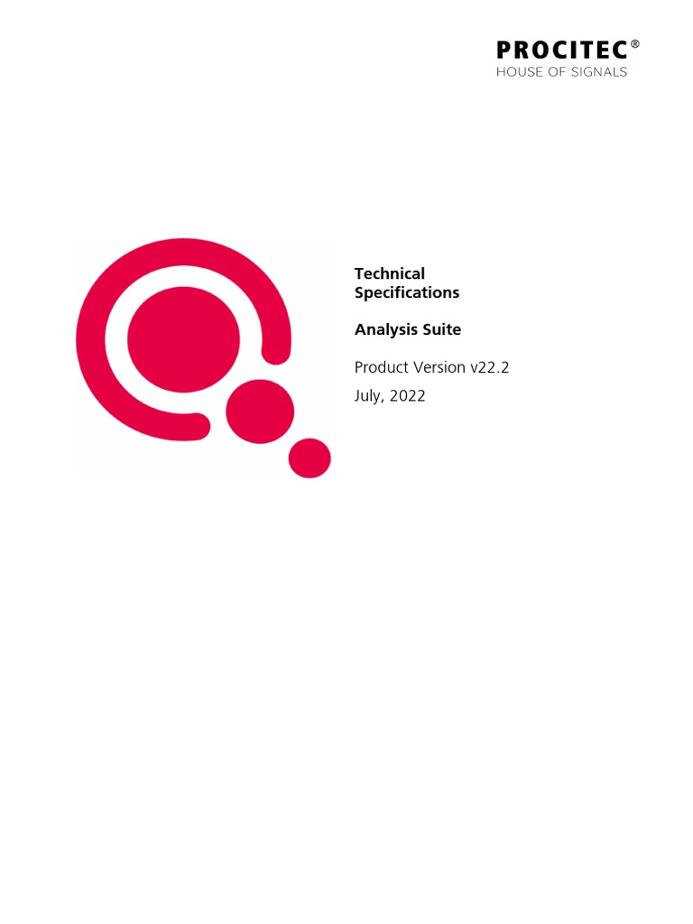 Go2signals Analysis Suite Tech - Specs. 22.2-001 | PDF | Modulation ...