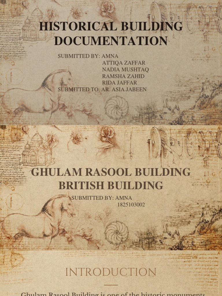 Historical Building Documentation | PDF | Architectural Elements ...