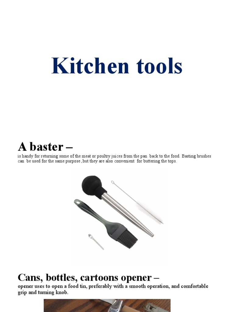 Kitchen Tools | PDF | Spoon | Refrigerator