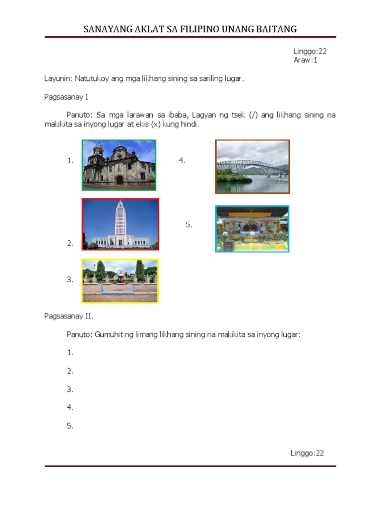 Filipino WB Grade 1 Part 1 | PDF