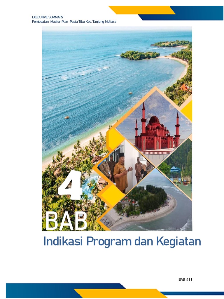 BAB 4 - Indikasi Program Dan Kegiatan | PDF