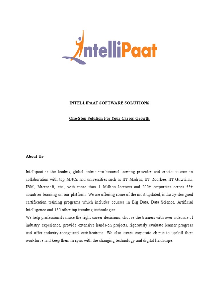 Intellipaat BDT JD (Updated) | PDF | Customer Relationship Management ...