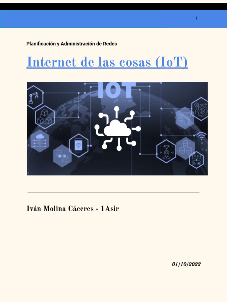 Internet de Las Cosas (IoT) | PDF | Internet de las Cosas | Internet