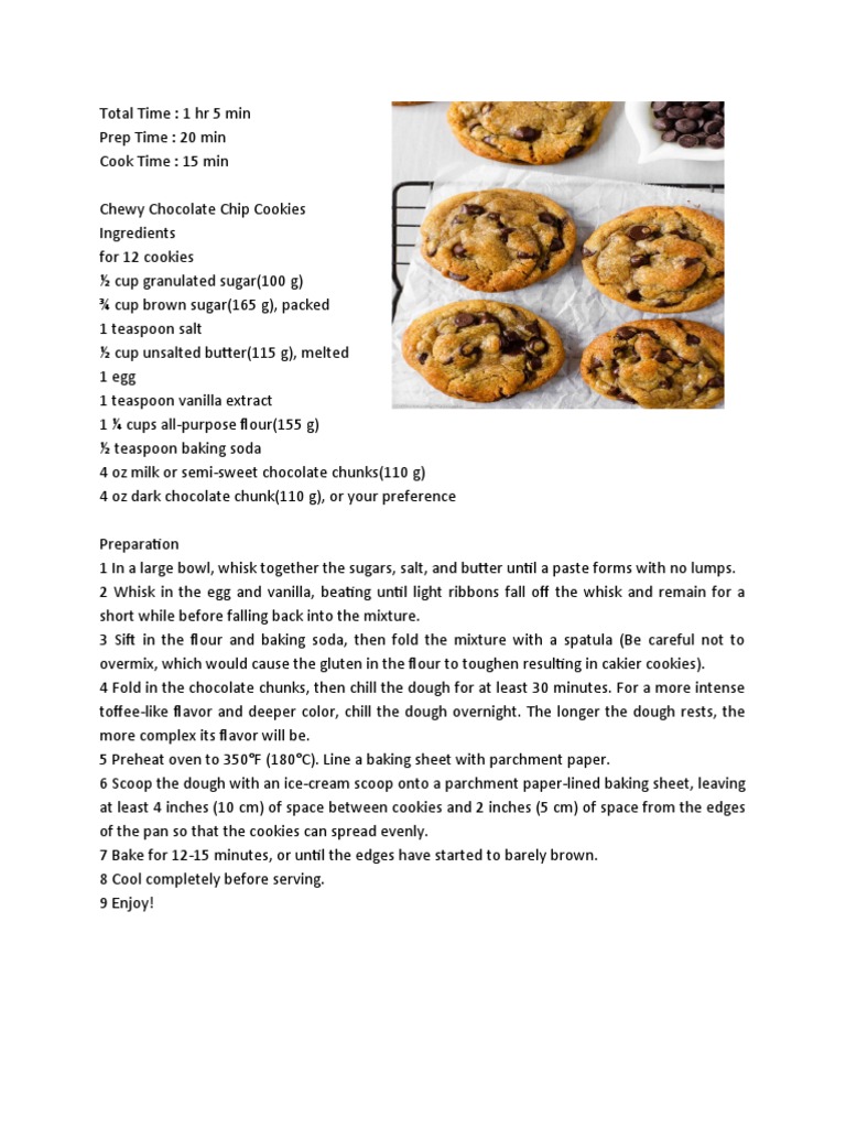 Tle 10 Assignment | PDF | Doughnut | Muffin