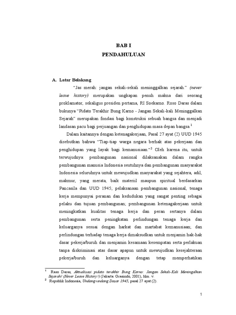 Sejarah Hukum Ketenagakerjaan Pdf 