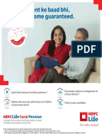 HDFC Life Systematic Pension Plan 101N144V01 Brochure | PDF
