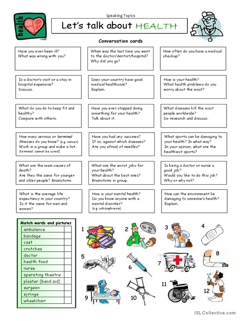 Let's Talk About Health | PDF | Health Sciences | Health Care