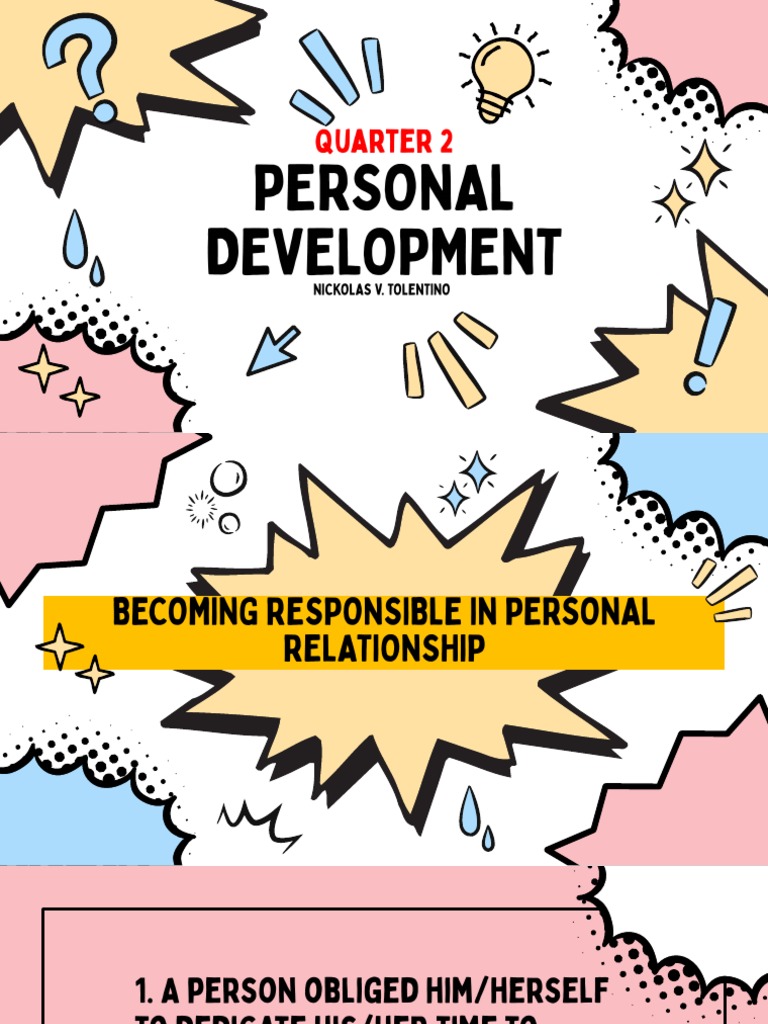Lesson 19 BECOMING RESPONSIBLE IN PERSONAL RELATIONSHIPS | PDF