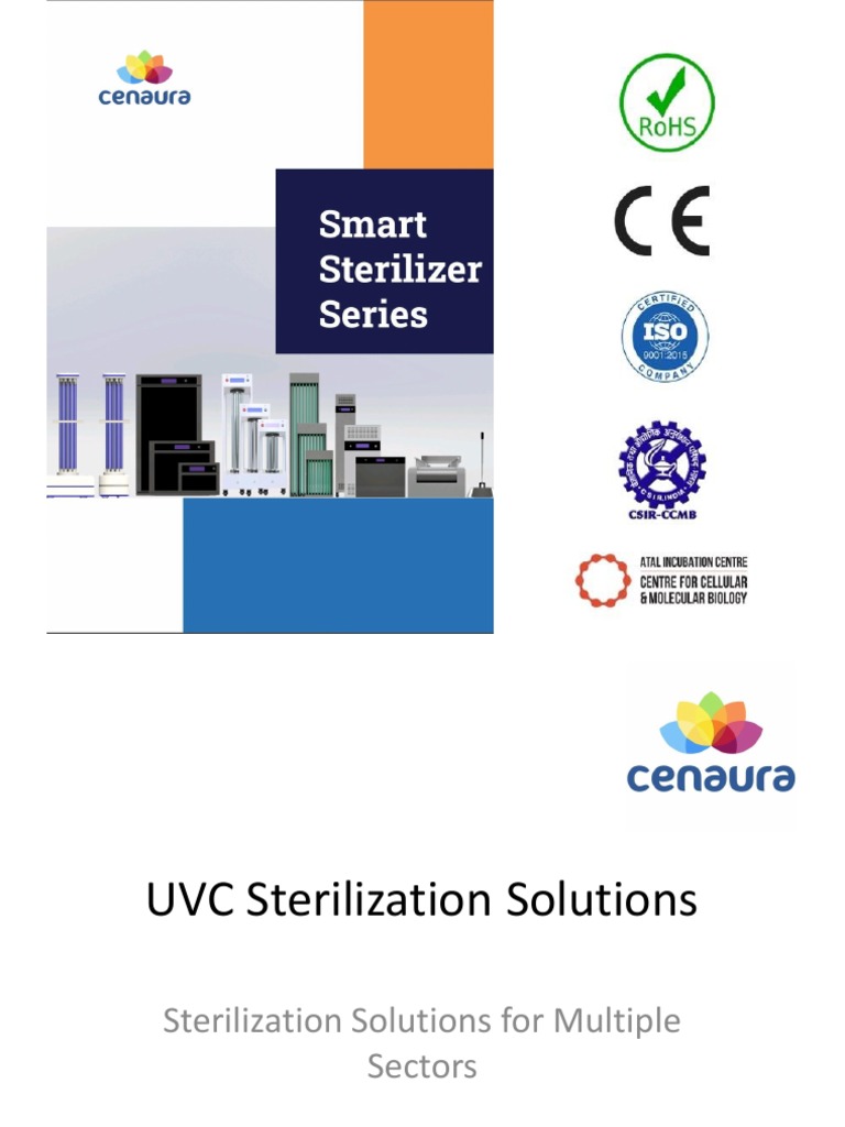 CENAURA Smart UVC Proposal For Vibgyor High | PDF | Ultraviolet | Sterilization (Microbiology)
