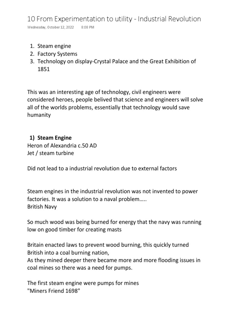 HIST 115 Lecture 10 Notes | PDF