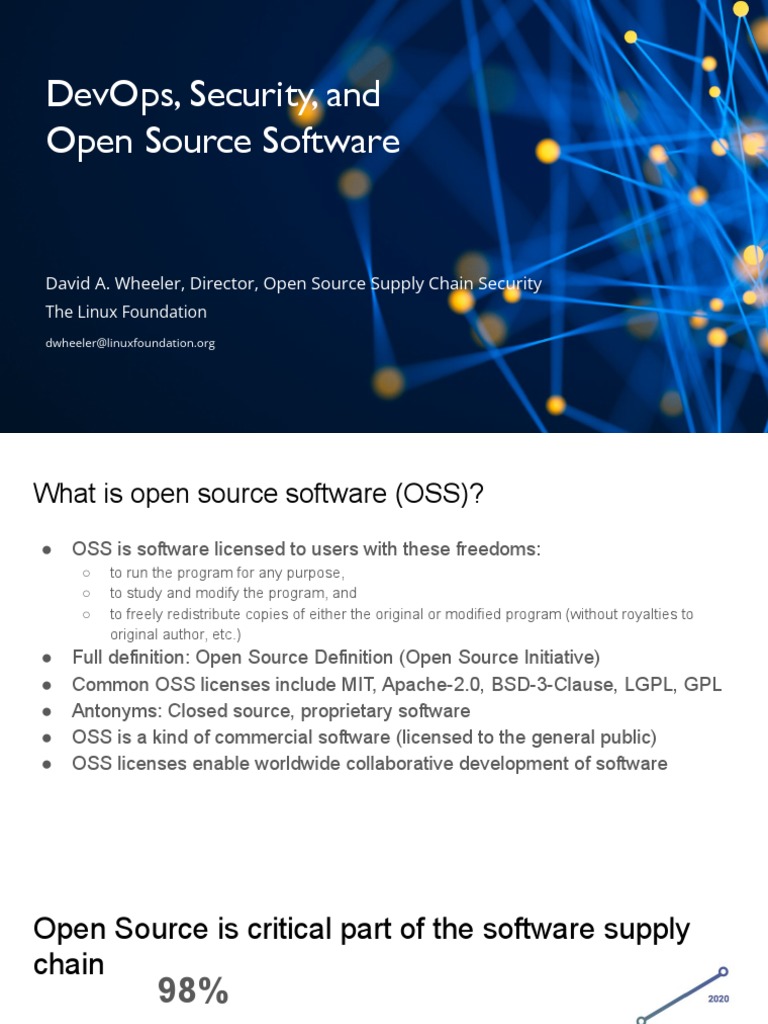 DevOps, Security, and Open Source Software | Download Free PDF | Open Source | Creative Commons ...