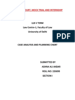 Case Planning Chart | PDF | Witness | Criminal Law