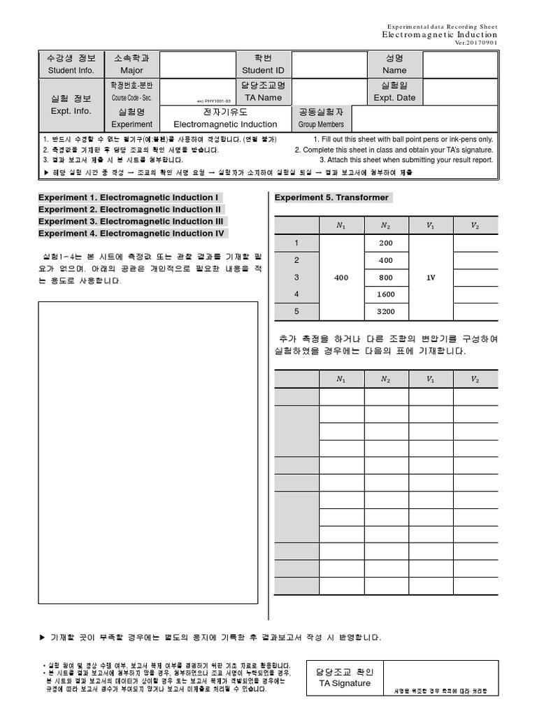 206 Induction SHEET | PDF