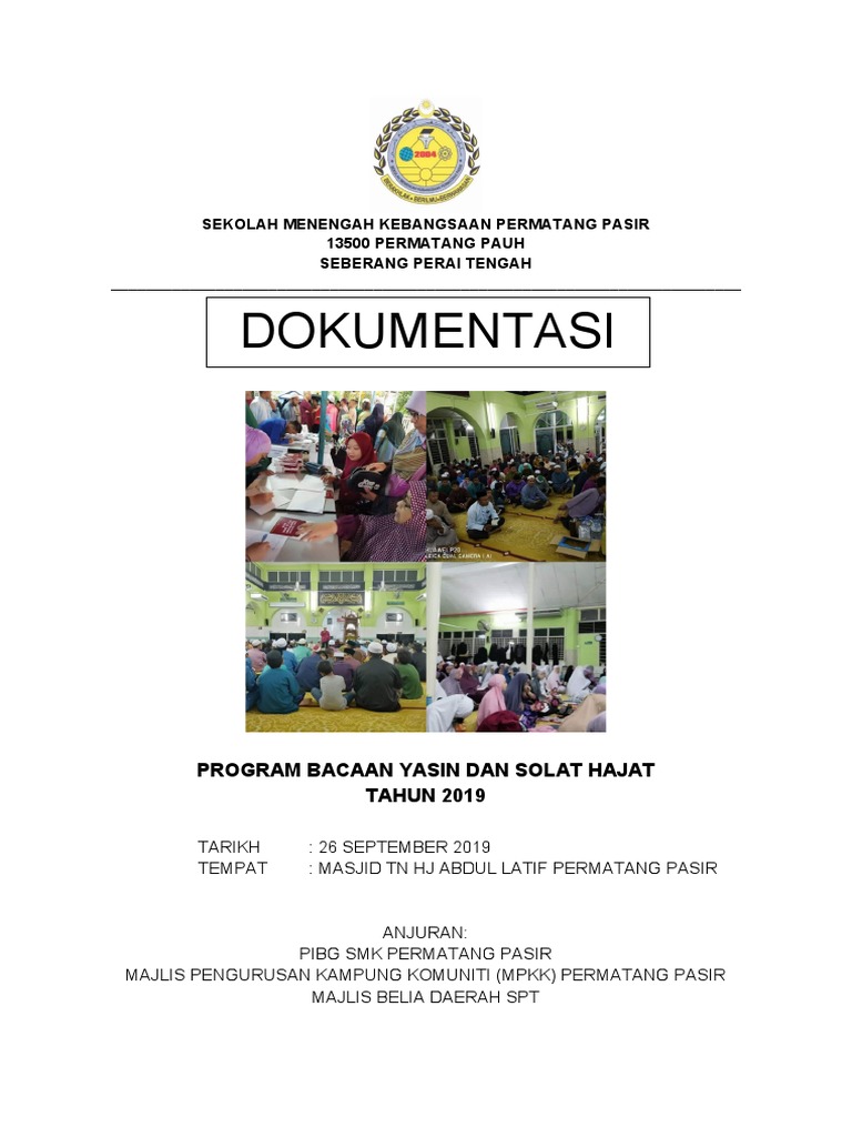 Dokumentasi Majlis Bacaan Yasin Dan Solat Hajat | PDF