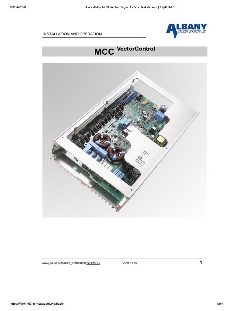 Assa Abloy MCC Vector Pages 1 - 50 - Text Version - FlipHTML5 | PDF