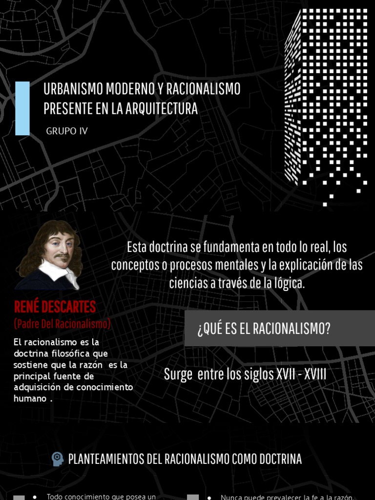 Urbanismo Moderno en Relación Con El Racionalismo y La Arquitectura ...