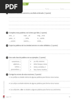 Evaluación 4 Primaria Lengua SM Savia PDF Asunto (Gramática) Verbo 2 ...