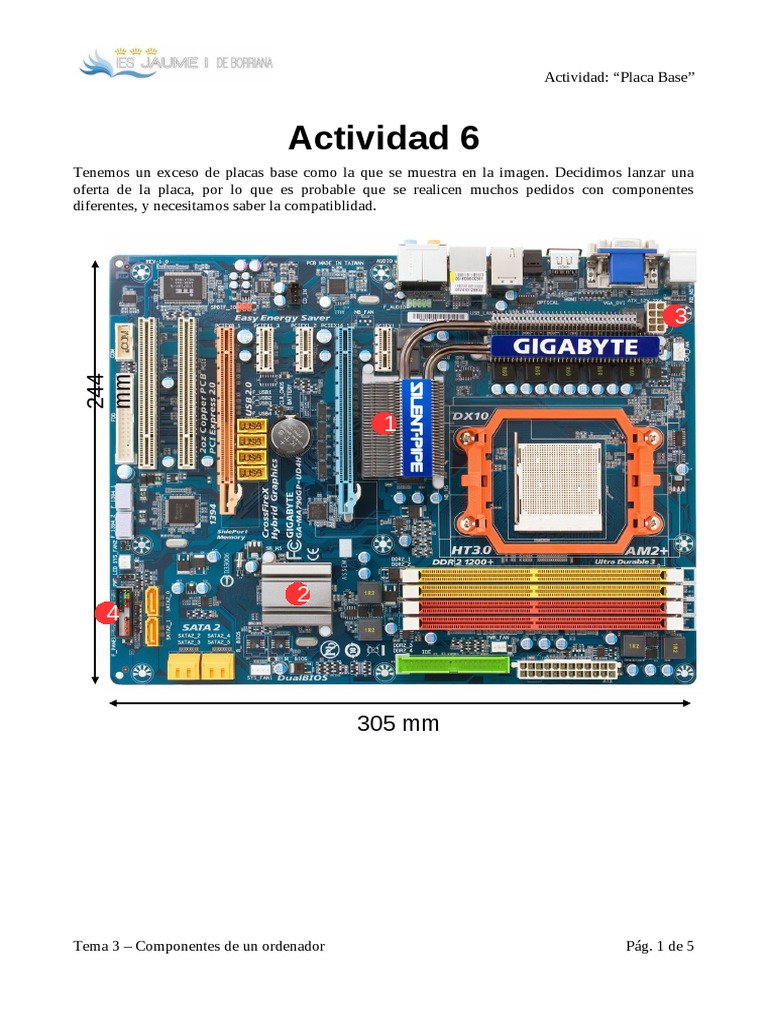 Actividad 6 | PDF | Microprocesador | Micro dispositivos avanzados