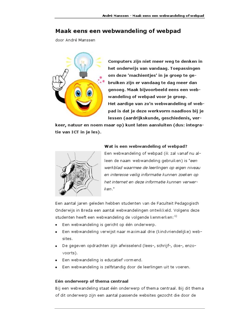 Maak Eens Een Ing of Webpad | PDF