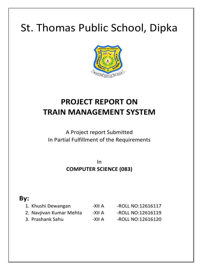 Trains MANAGEMENT SYSTEM | PDF | Relational Database | My Sql