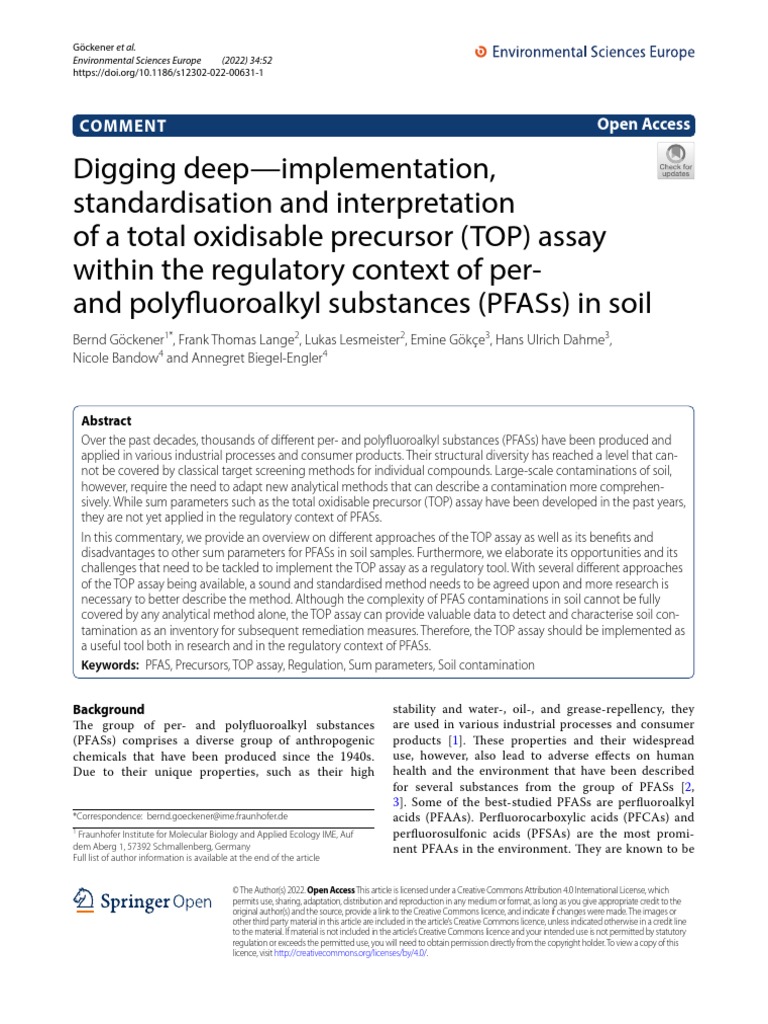 2022 Digging Deep | PDF | Assay | Pollution