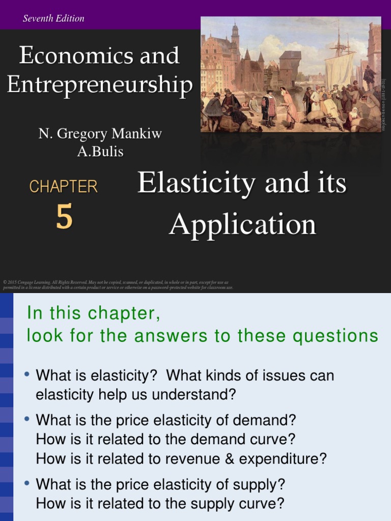 4.elasticity and Its Application | PDF | Price Elasticity Of Demand | Elasticity (Economics)