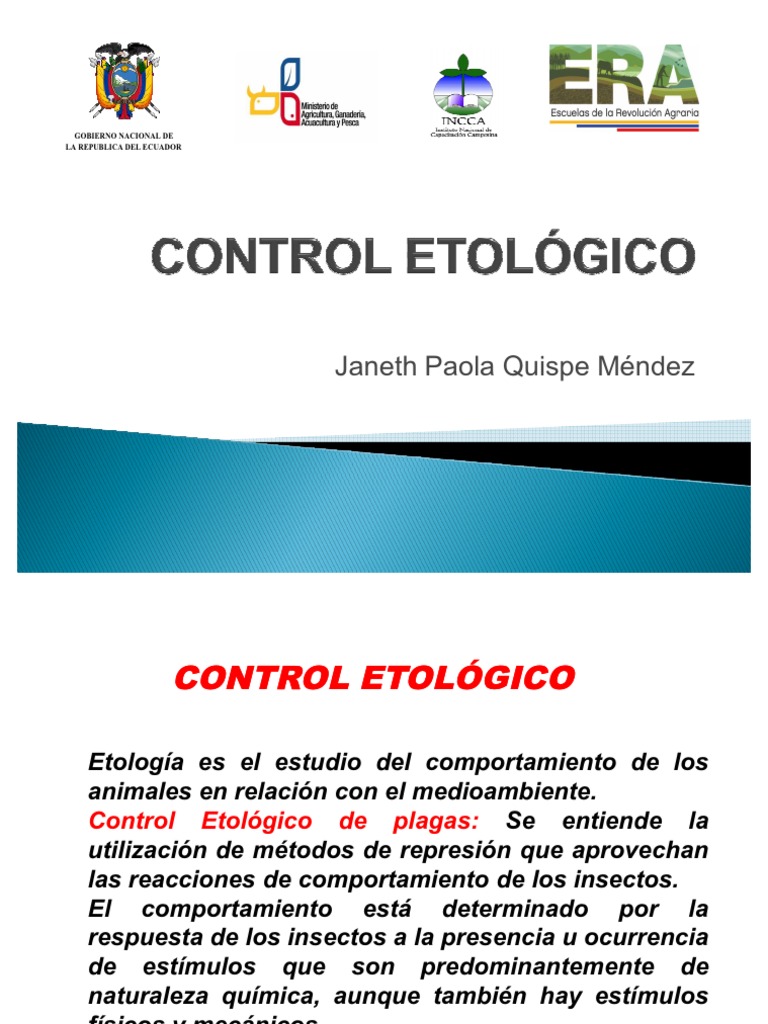Control Etológico | PDF