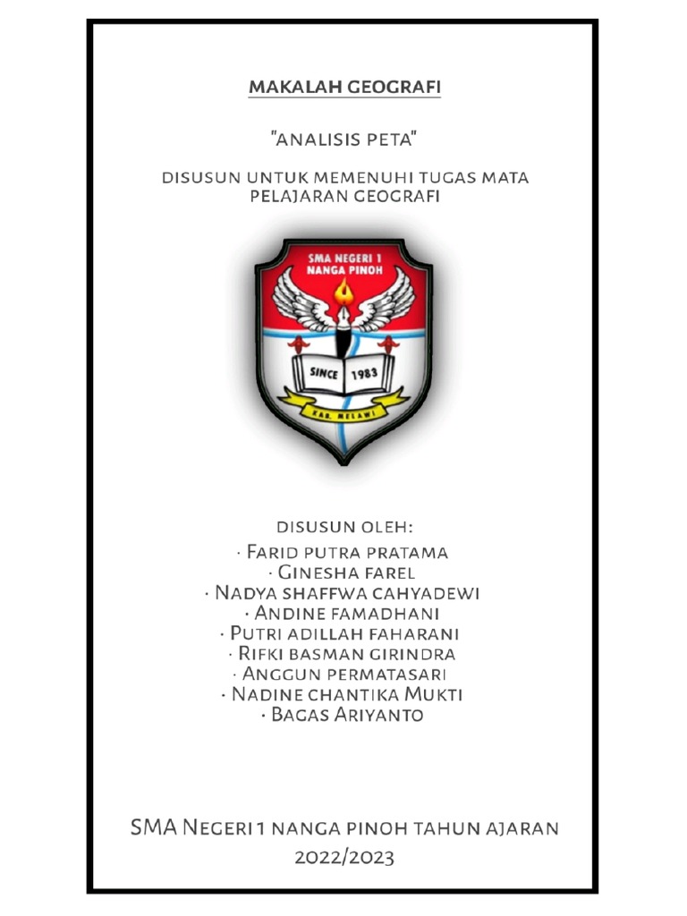 Cover Makalah 3 (SMANSA Logo) | PDF