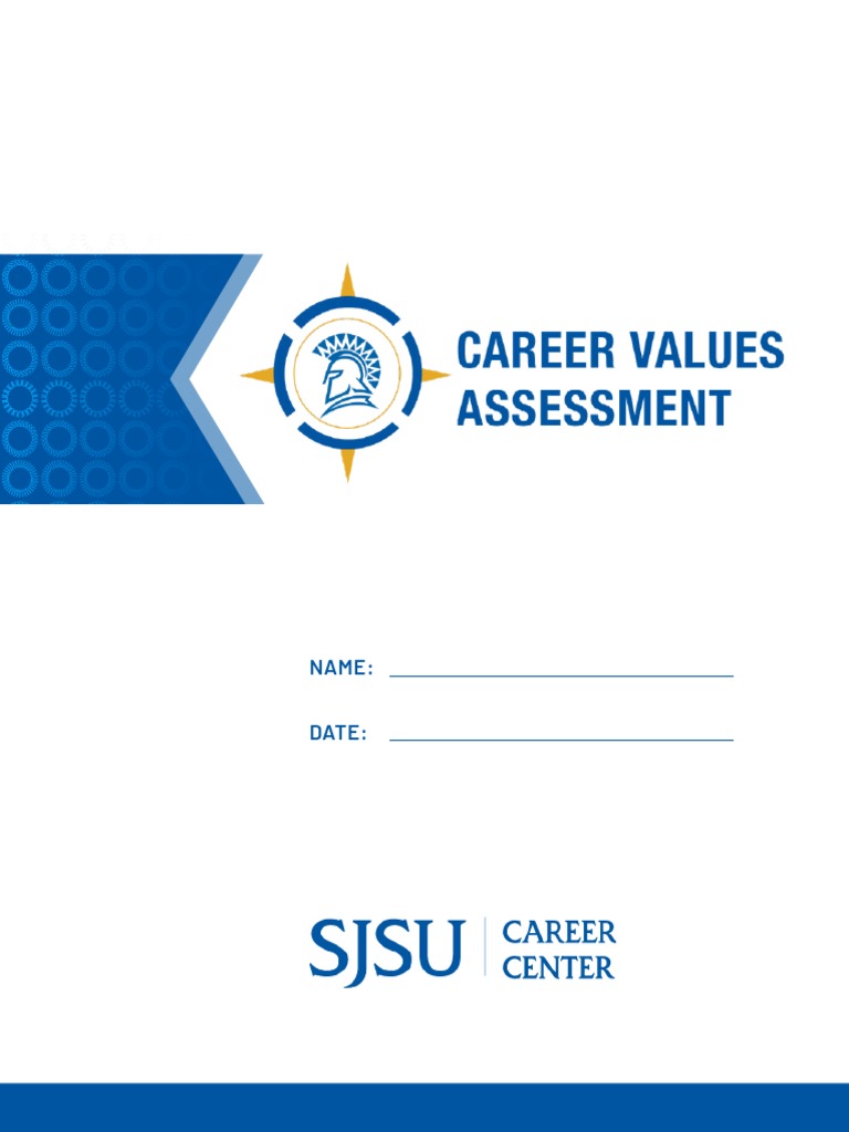 Career Values Assessment Printed Test | PDF | Motivation | Motivational