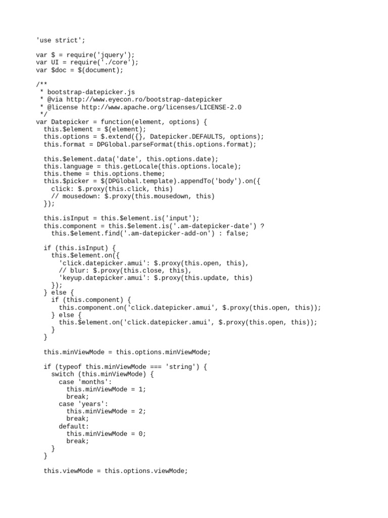 Ui Datepicker Pdf Computer File Formats Computer Science