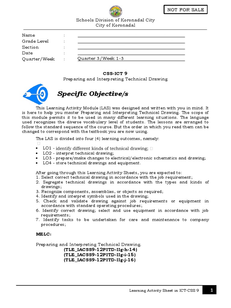 Ict - CSS 9 - Q3 - W1-3 | Download Free PDF | Technical Drawing