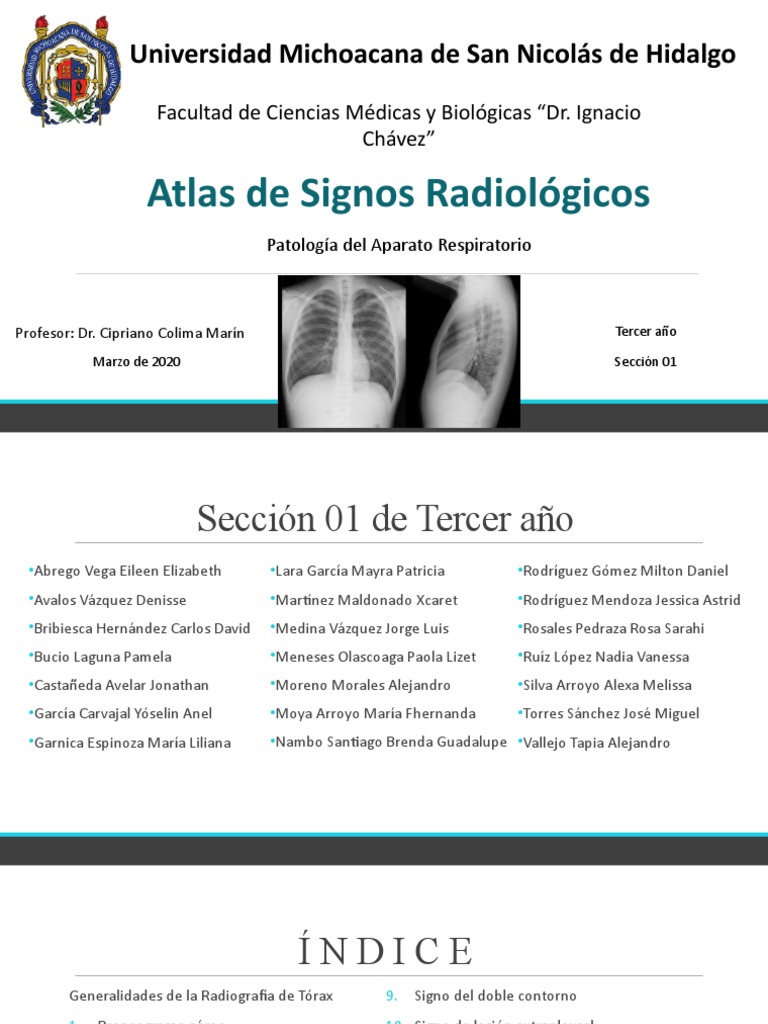 Atlas de Signos Radiológicos | PDF | Corazón | Pulmón