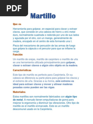 Este Es El Martillo