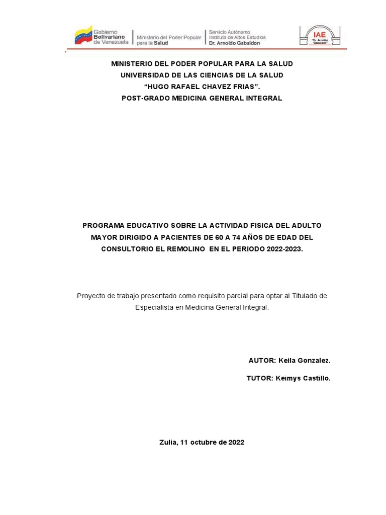 PROTC Keila | PDF | Dieta | Vejez