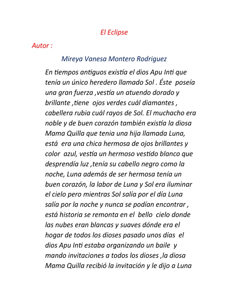 El Eclipse | PDF | Luna | Dom