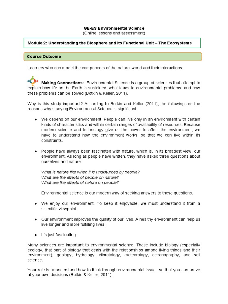 Module 2 | PDF | Food Web | Ecosystem