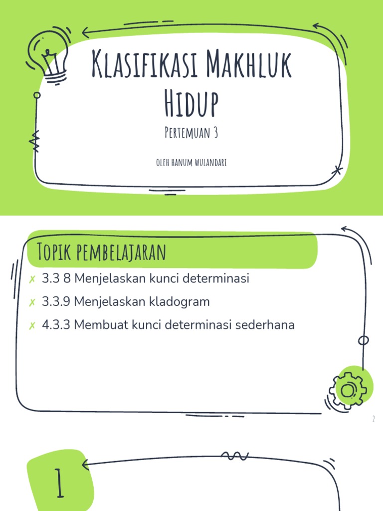 Pertemuan 3 Kunci Determinasi Dan Kladogram | PDF