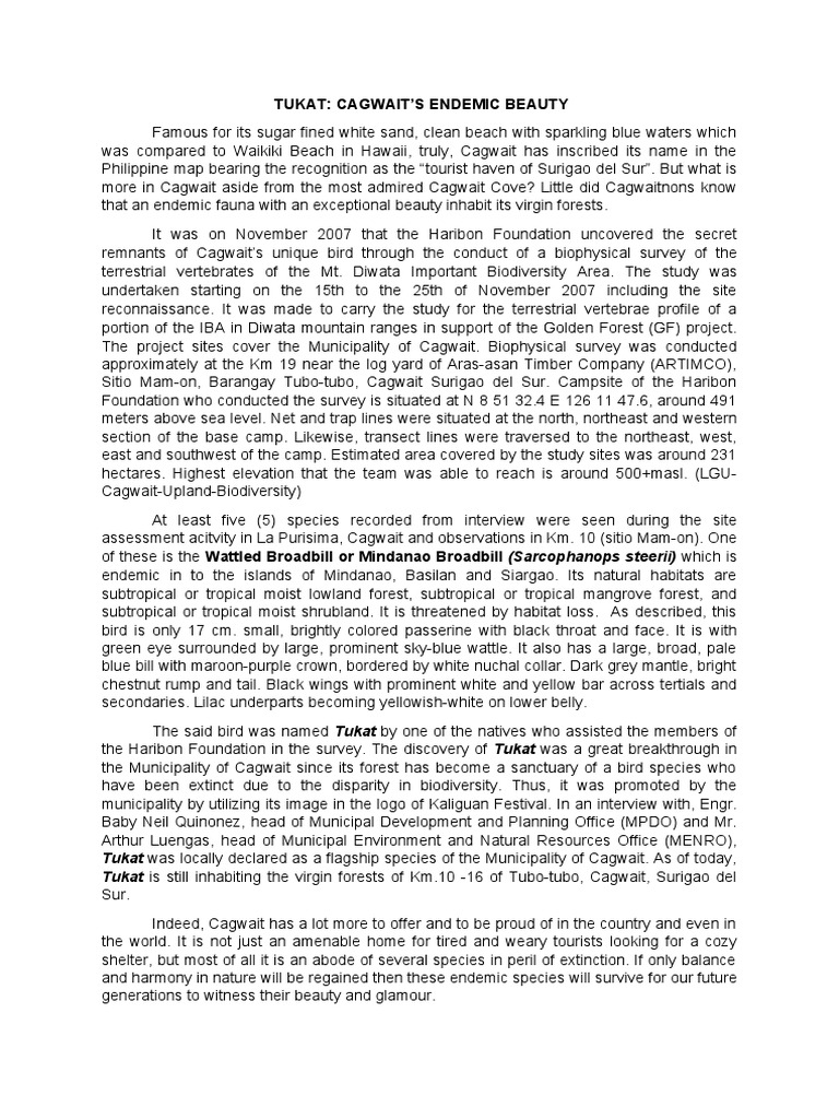 TUKAT Edited | PDF | Earth Sciences | Natural Environment