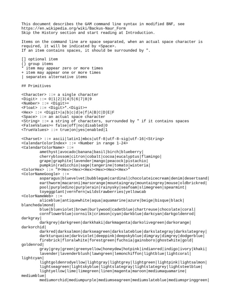 Gam Commands | PDF | Spanish Language | Command Line Interface