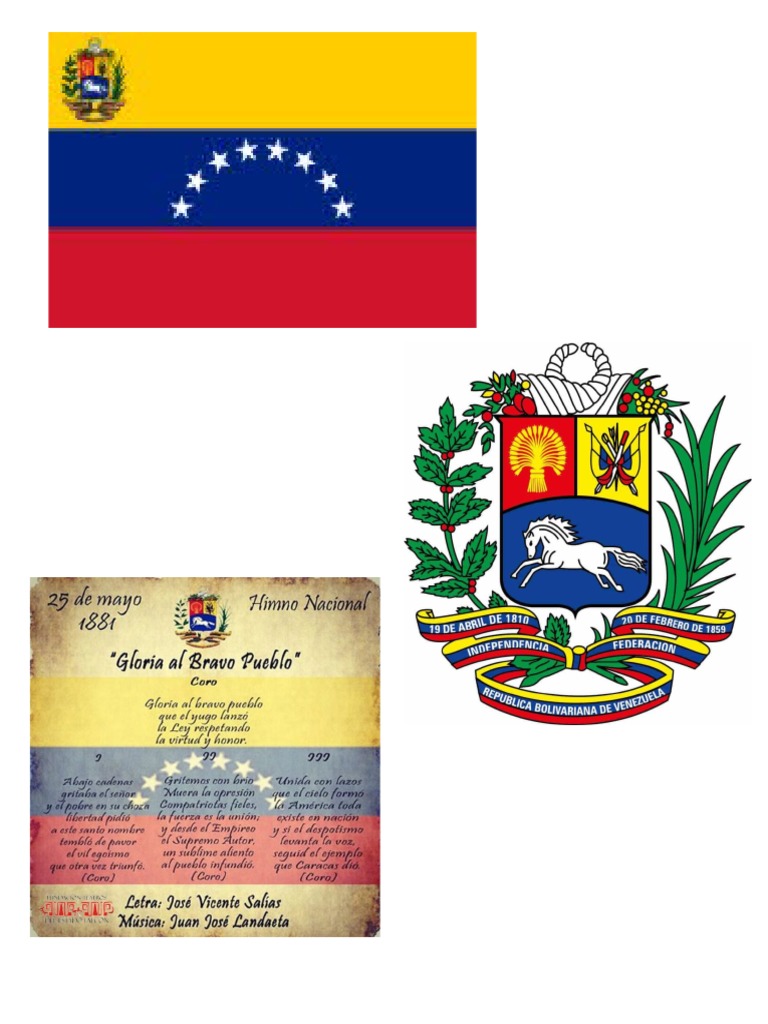 Simbolos Patrios Venezuela | PDF