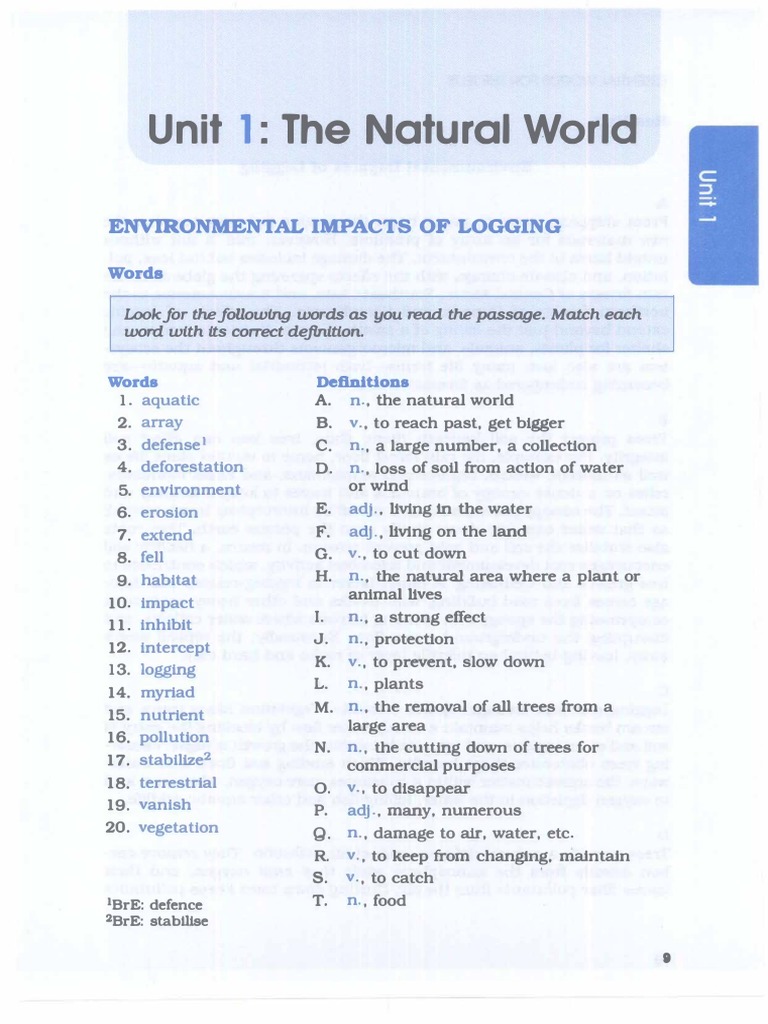 1 Natural World | PDF