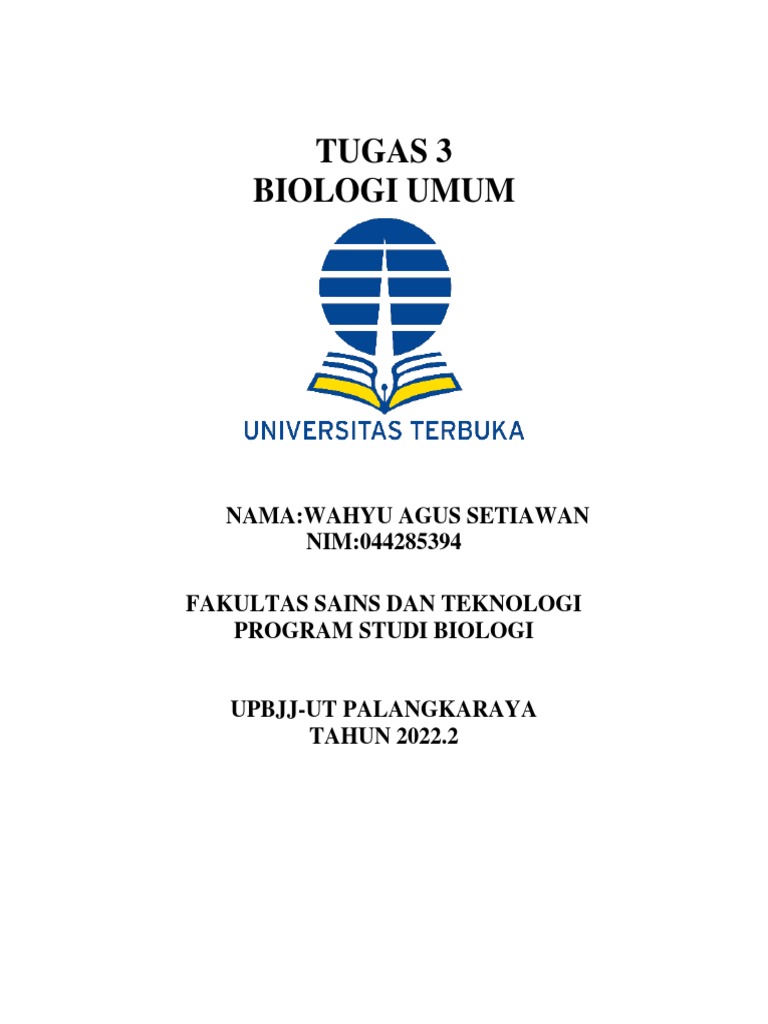 TUGAS 3 Biologi Umum | PDF