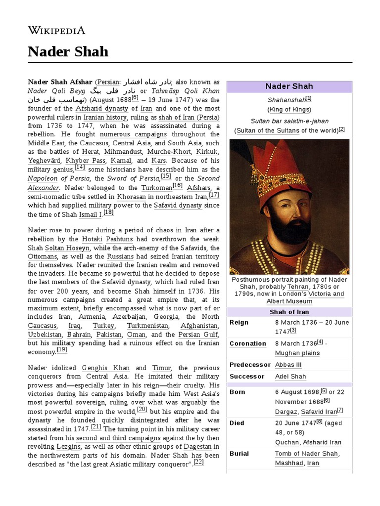 Nader Shah | PDF