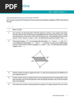 2020 AIMO Paper and Solutions W MS | PDF | Triangle | Circle