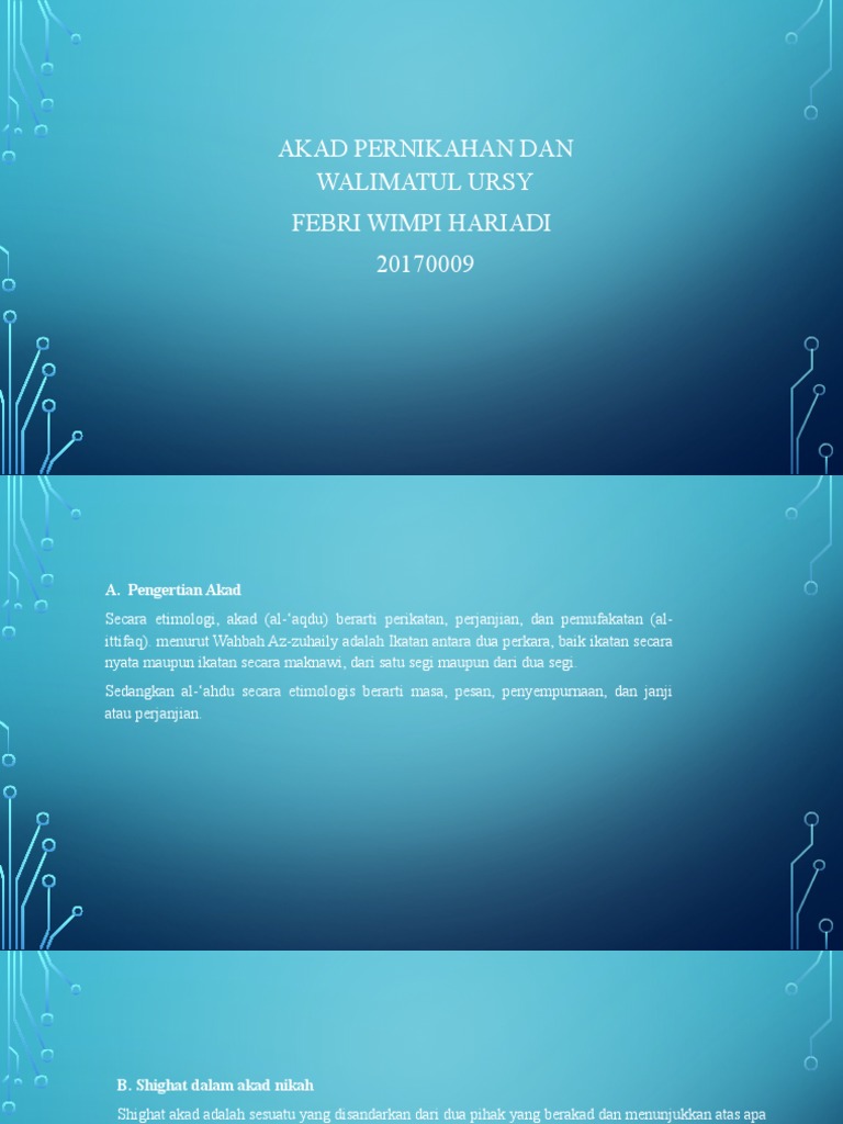 Pernikahan Dan Walimatul Ursy | PDF