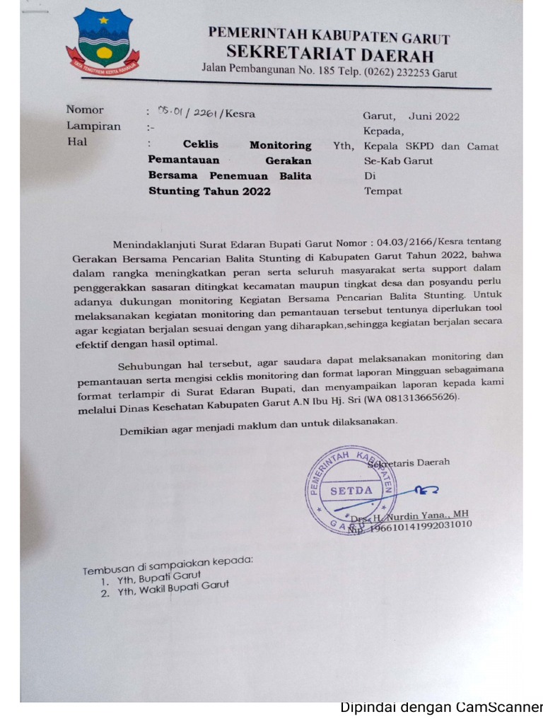 Ceklis Monitoring | PDF